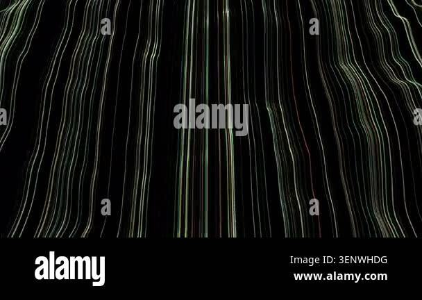 Abstract green and colorful flowing silk background with wavy lines and ...