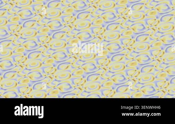 Abstract Morphing Liquid Pattern in Yellow and Blue Stock Video Footage ...