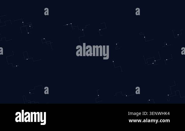 Minimalist Blue Digital Circuit Network Motion Background Stock Video ...