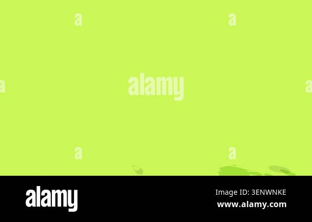 Dynamic Light Green Watercolor Splatter Abstract Background Animation ...