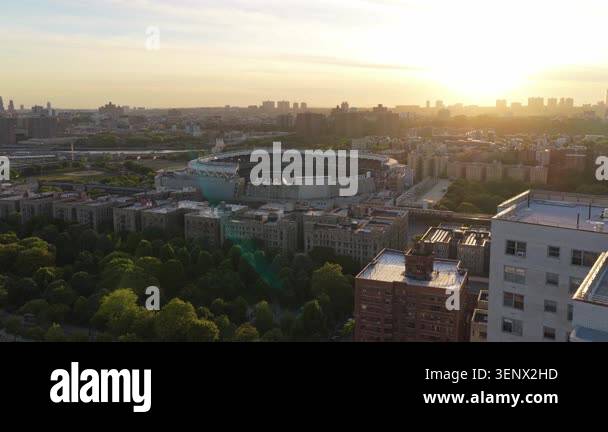 South Bronx cityscape showcasing Yankee Stadium and neighborhood ...