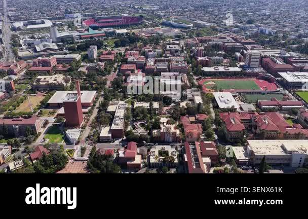 University of Southern California campus in Los Angeles with Banc of ...