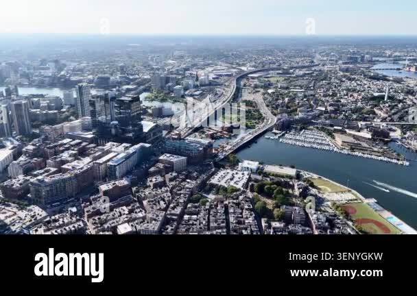 aerial view of the river in london Stock Video Footage - Alamy