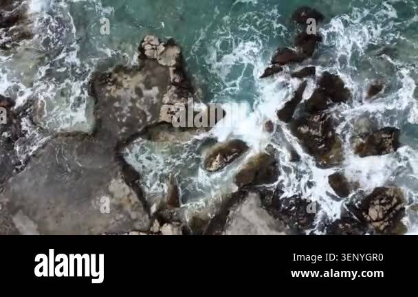 beautiful view of the sea coast Stock Video Footage - Alamy