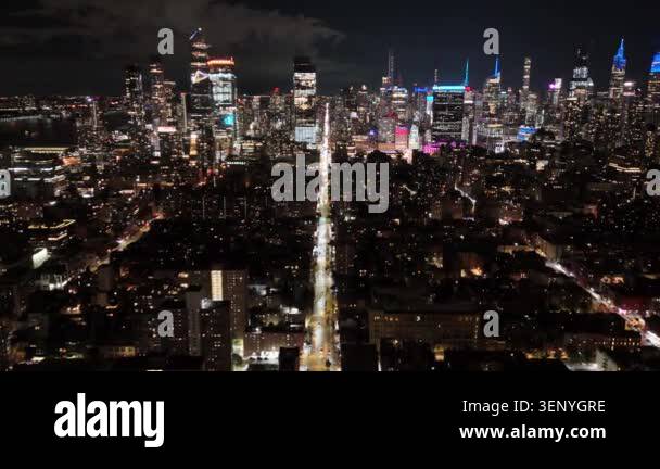 manhattan aerial view, brooklyn, manhattan, new york Stock Video ...