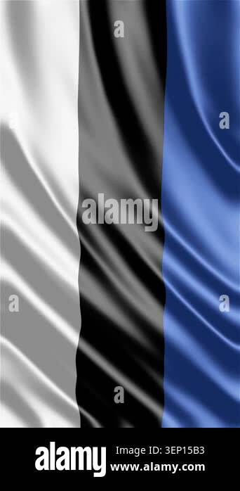 High-quality flag of Estonia. Ideal for Baltic region geography ...