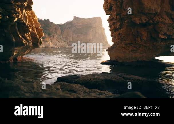 beautiful view of the sea coast Stock Video Footage - Alamy
