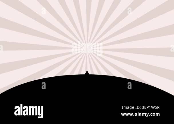 Vesak Day Greeting Template with Buddha Silhouette and Borobudur Temple ...