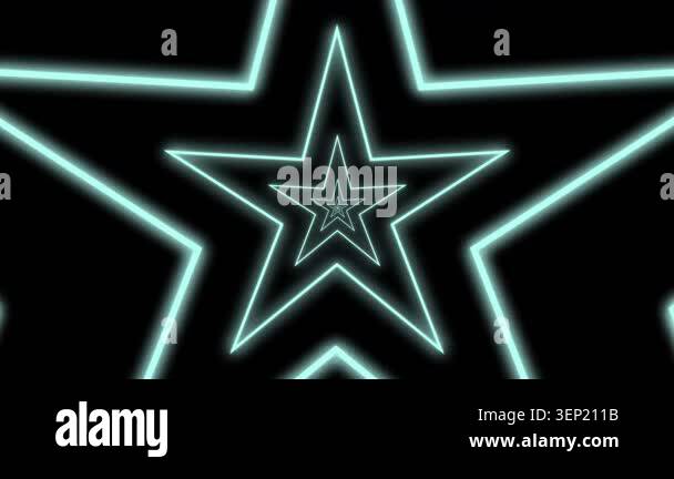 Light blue infinite star tunnel. Digital Background Stock Video Footage ...