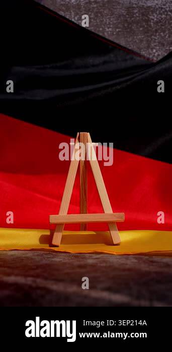 Paper note with text 2025 on National symbol of Germany. German wave ...
