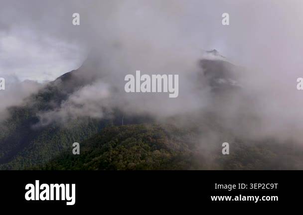 Mount Kinabalu, the tallest Mountain in South East Asia, situated on ...