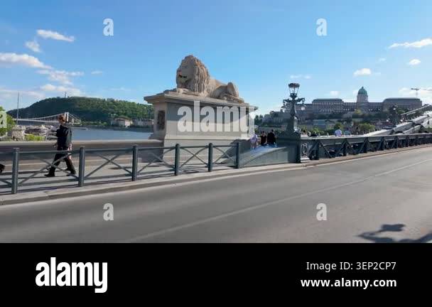 Budapest, Hungary May 2, 2026: View from the Szchenyi Chain Bridge ...