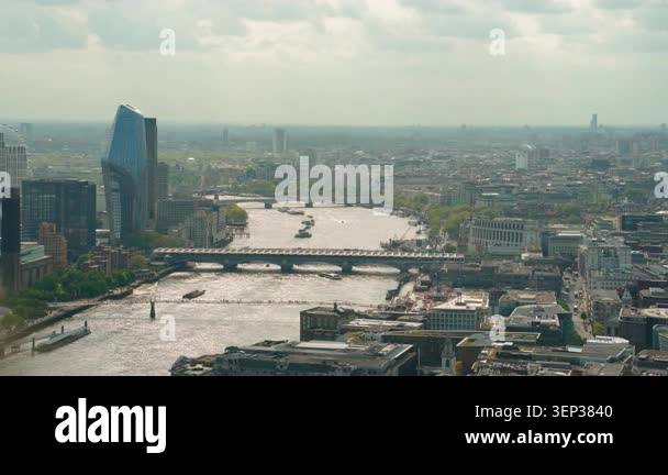 London, United Kingdom - May 18, 2023: Aerial view of west London from ...