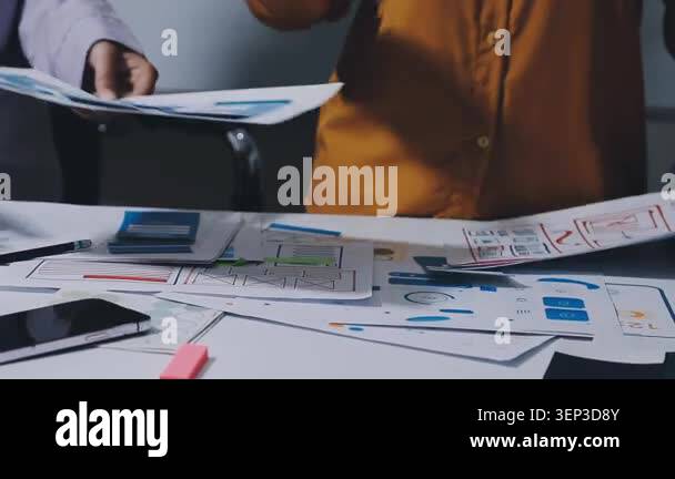 young asian man with a laptop and a calculator Stock Video Footage - Alamy