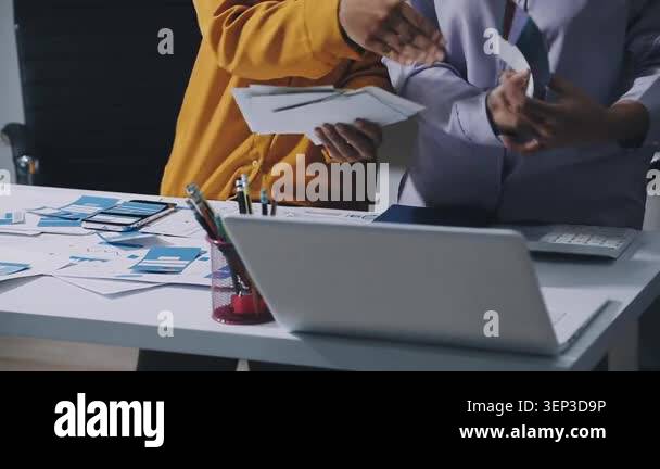 business people working in office, business concept Stock Video Footage ...