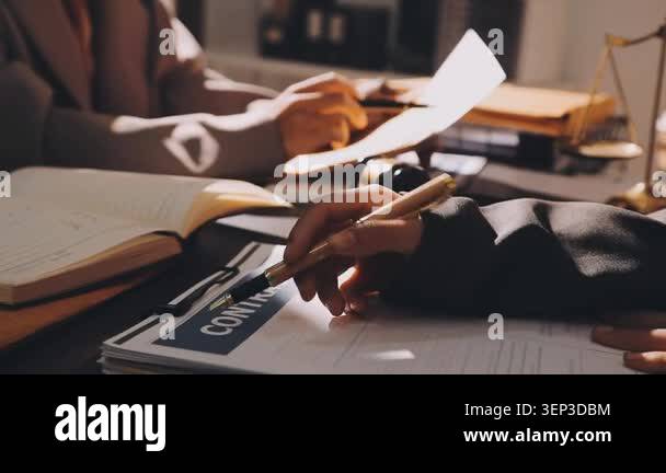 businessman working on paper Stock Video Footage - Alamy