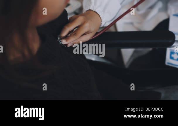close up of doctor holding stethoscope Stock Video Footage - Alamy