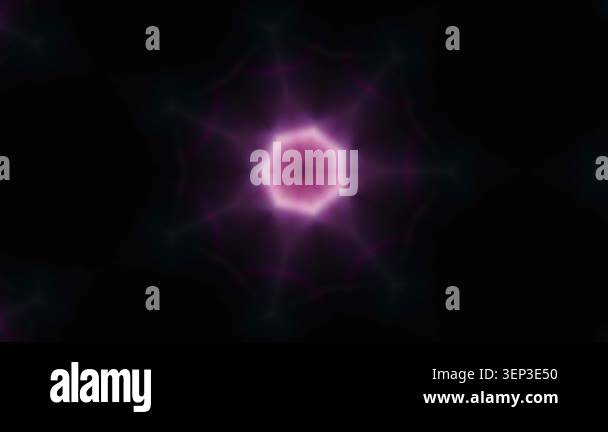Abstract animated background with a colorful kaleidoscopic pattern ...