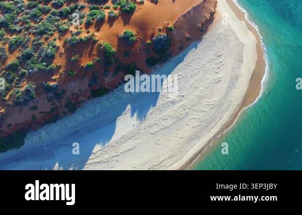 Cape Peron, Western Australia. Seaside and red rocks. High quality 4k ...