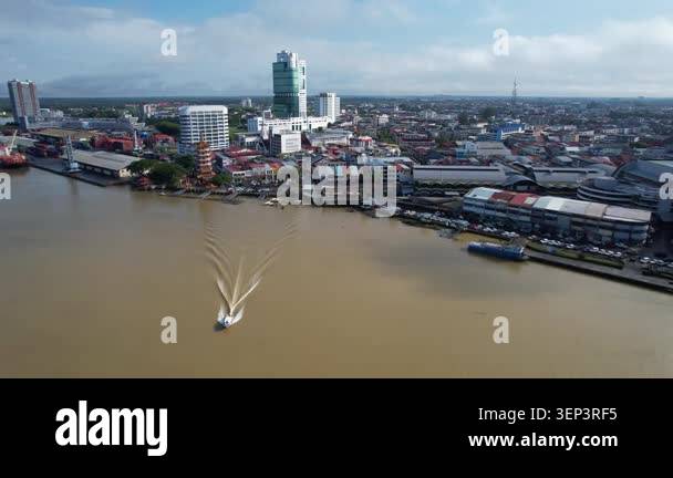 Sibu, Malaysia May 28, 2026: The Landmark Buildings and Tourist ...