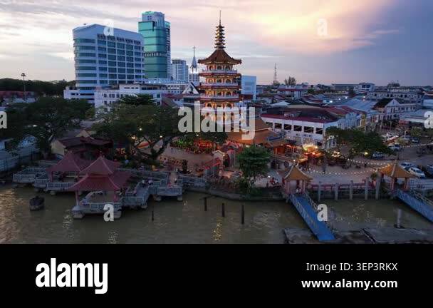 Sibu, Malaysia May 28, 2026: The Landmark Buildings and Tourist ...