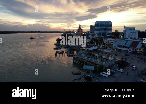 Sibu, Malaysia May 28, 2026: The Landmark Buildings and Tourist ...