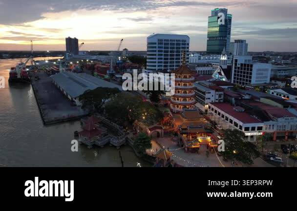 Sibu, Malaysia May 28, 2026: The Landmark Buildings and Tourist ...