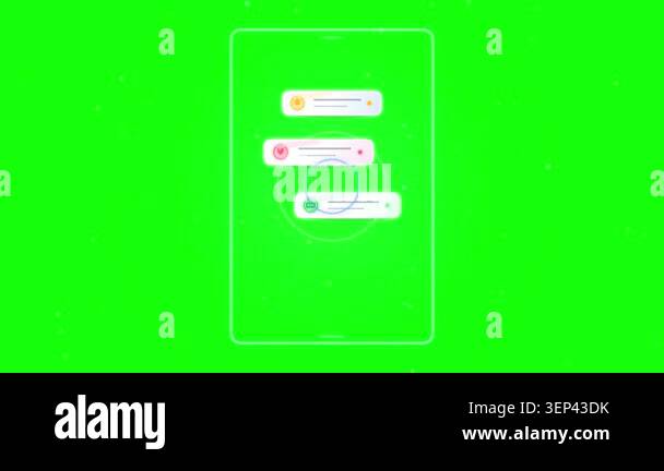green screen of mobile phone on a pink background Stock Video Footage ...