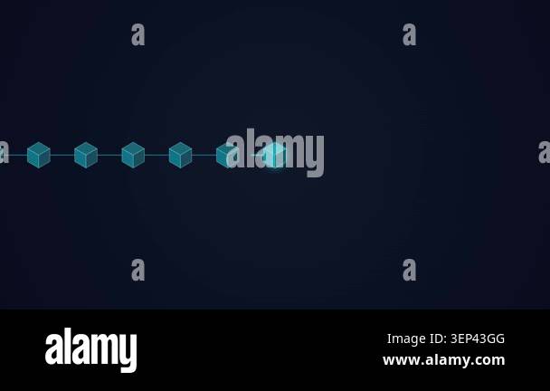 Glowing blue dots on dark background Stock Video Footage - Alamy