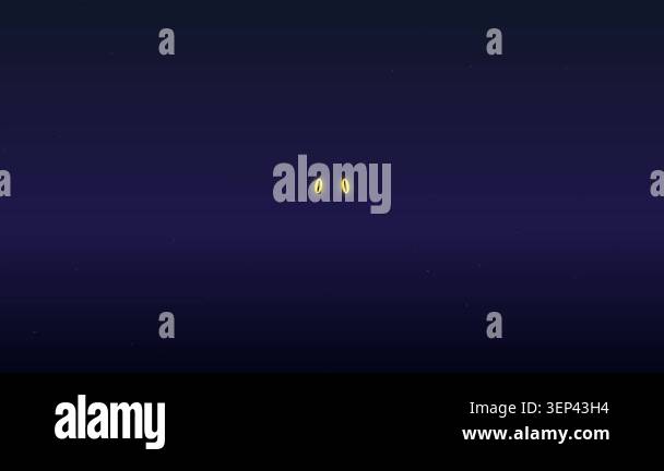 Glowing eyes appear in dark Stock Video Footage - Alamy