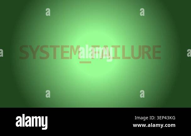 failure - text concept with green, horizontal image Stock Video Footage ...