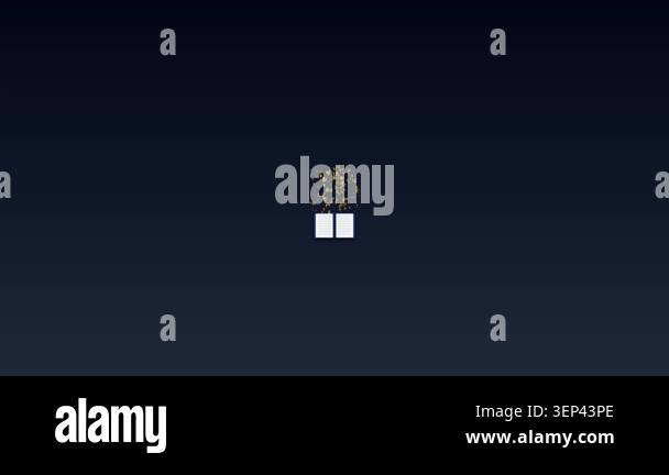 Animated logo of international company Stock Video Footage - Alamy