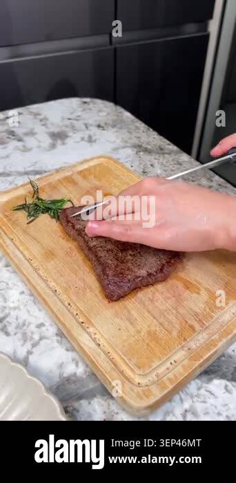 Asian female influencer cooking vlog video using smartphone preparing ...