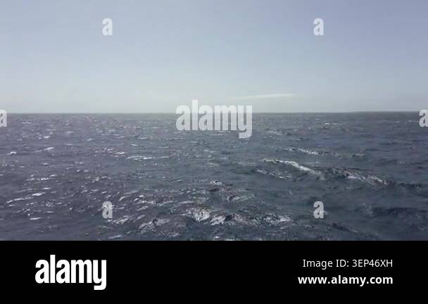 Endless Atlantic horizon stretches beneath a vast open sky, where ...