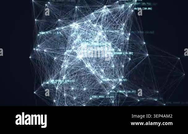 Scientific math digital communication networ Stock Video Footage - Alamy