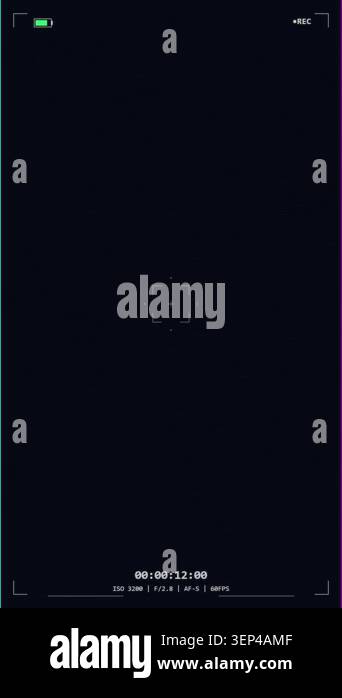 recorder screen vertical animation interface Stock Video Footage - Alamy