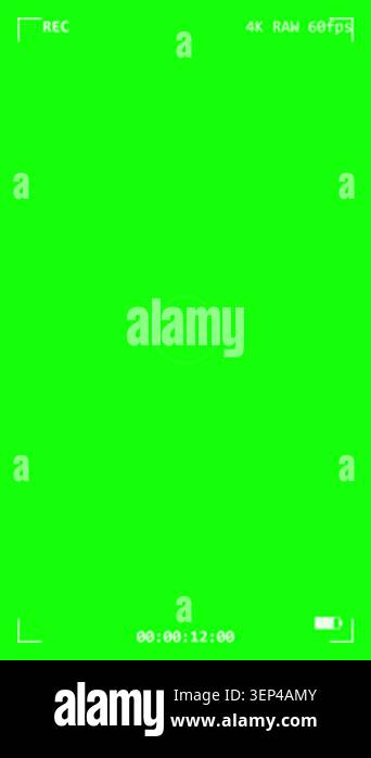 recorder screen vertical green screen Stock Video Footage - Alamy