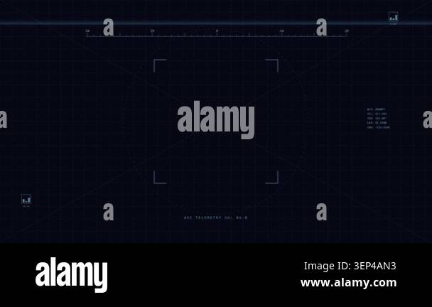"drone tracking overlay screen interface Stock Video Footage - Alamy