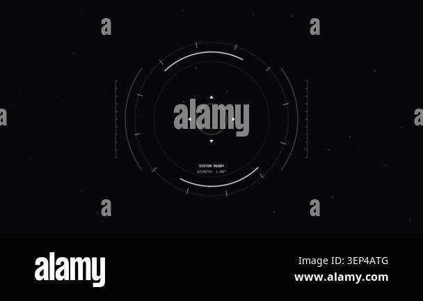 "drone tracking overlay on black background Stock Video Footage - Alamy