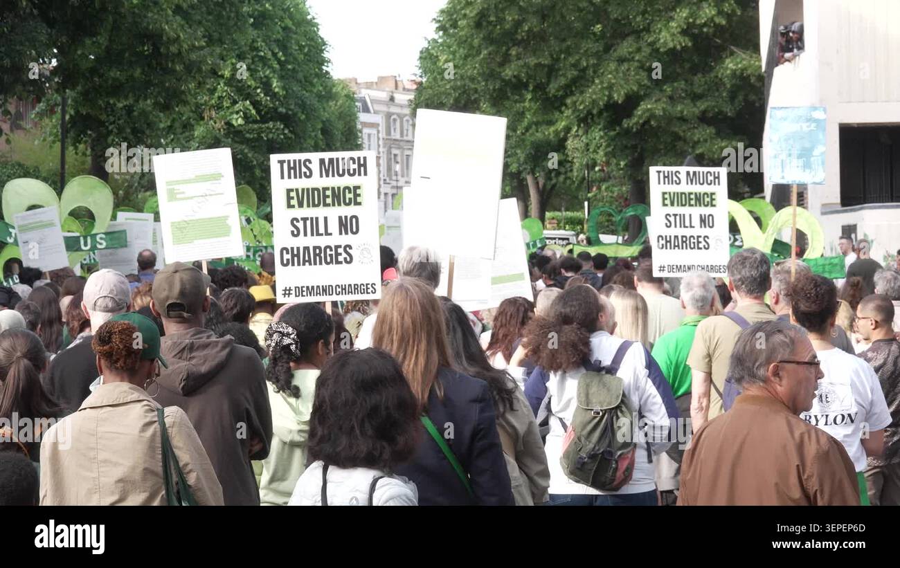 Silent walk begins in memory of Grenfell Tower fire on its ninth ...