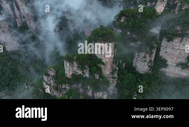 Beautiful landscape in Zhangjiajie National Forest Park, China Stock ...