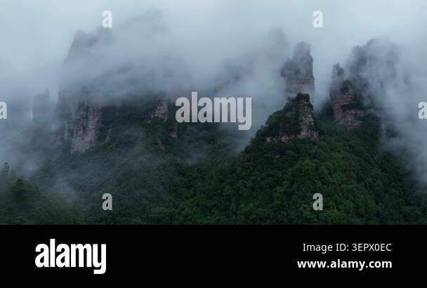 Beautiful landscape in Zhangjiajie National Forest Park, China Stock ...