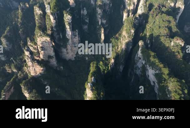 Beautiful landscape in Zhangjiajie National Forest Park, China Stock ...