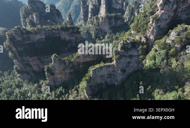 Beautiful landscape in Zhangjiajie National Forest Park, China Stock ...