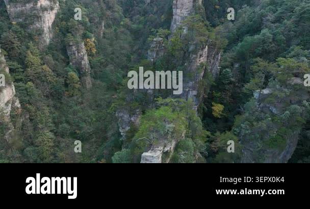 Beautiful landscape in Zhangjiajie National Forest Park, China Stock ...