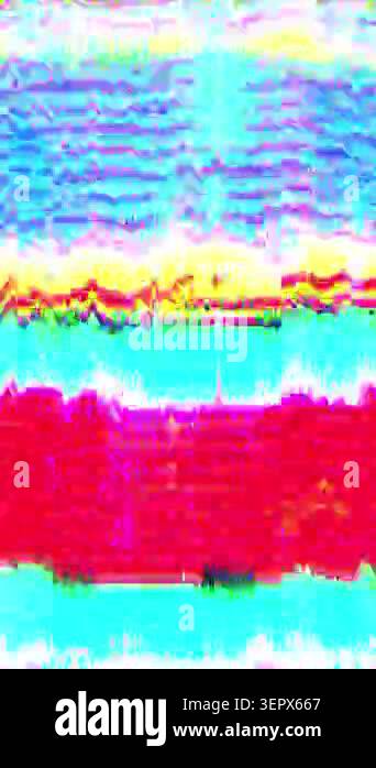 Glitch art style that uses digital or analog errors to create aesthetic ...