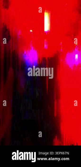 Glitch art style that uses digital or analog errors to create aesthetic ...