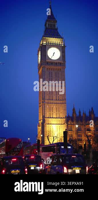 Vertical Screen: London, UK - APRIL 29, 2025. Iconic Big Ben clock ...