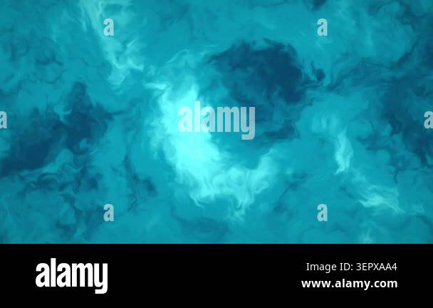 Teal Blue Navy Marble Ink Motion Background, Smooth Flowing Liquid ...