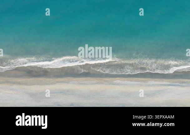 Aerial closeup of sea waves and foam Stock Video Footage - Alamy